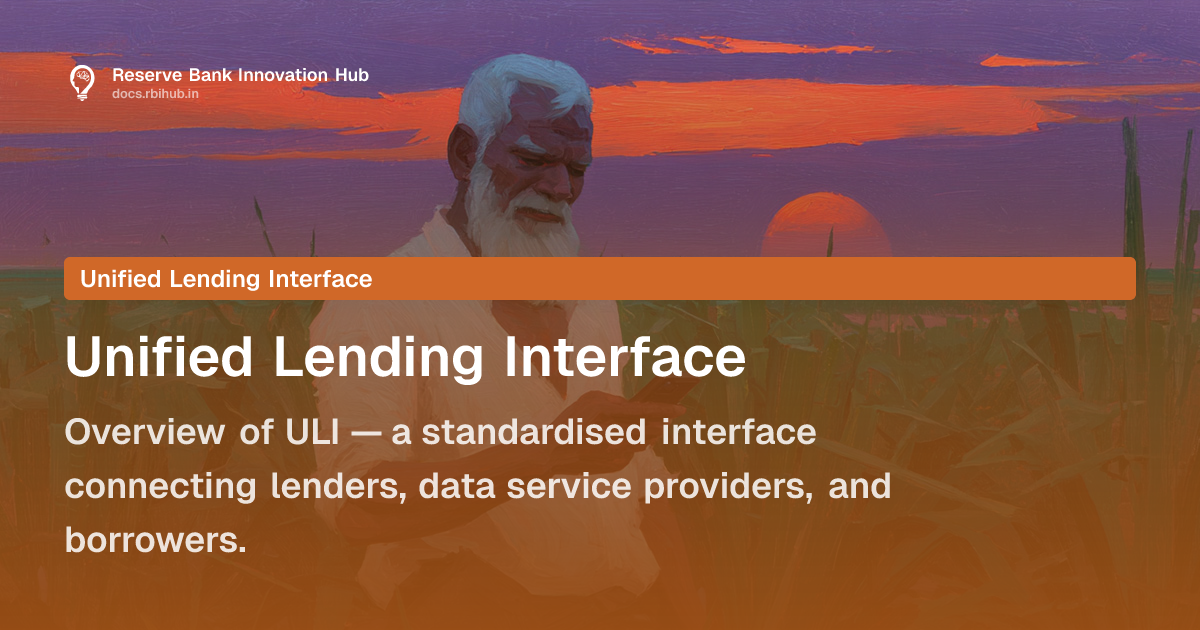 Unified Lending Interface — RBIH Docs
